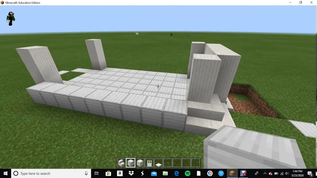 How to build a temple in minecraft - YouTube