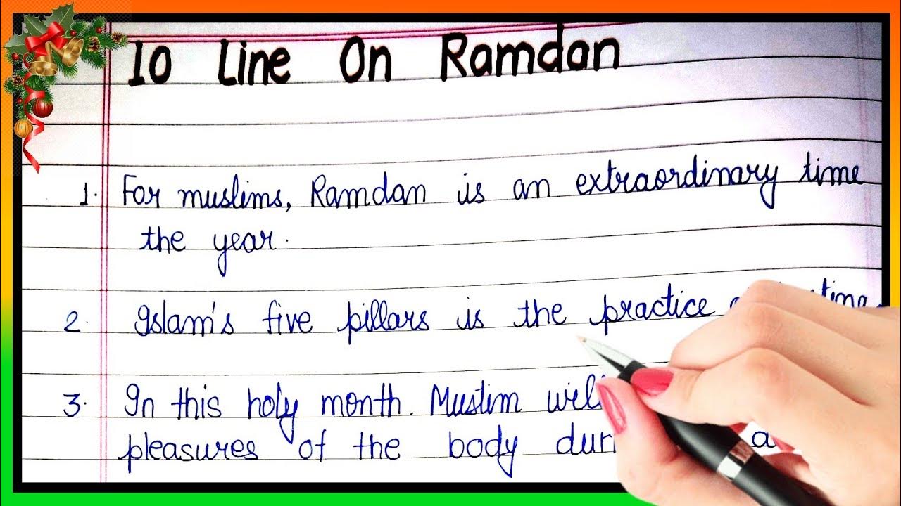 10 lines essay on Ramadan in English | Ramadan Essay In English | Ramadan par essay - YouTube