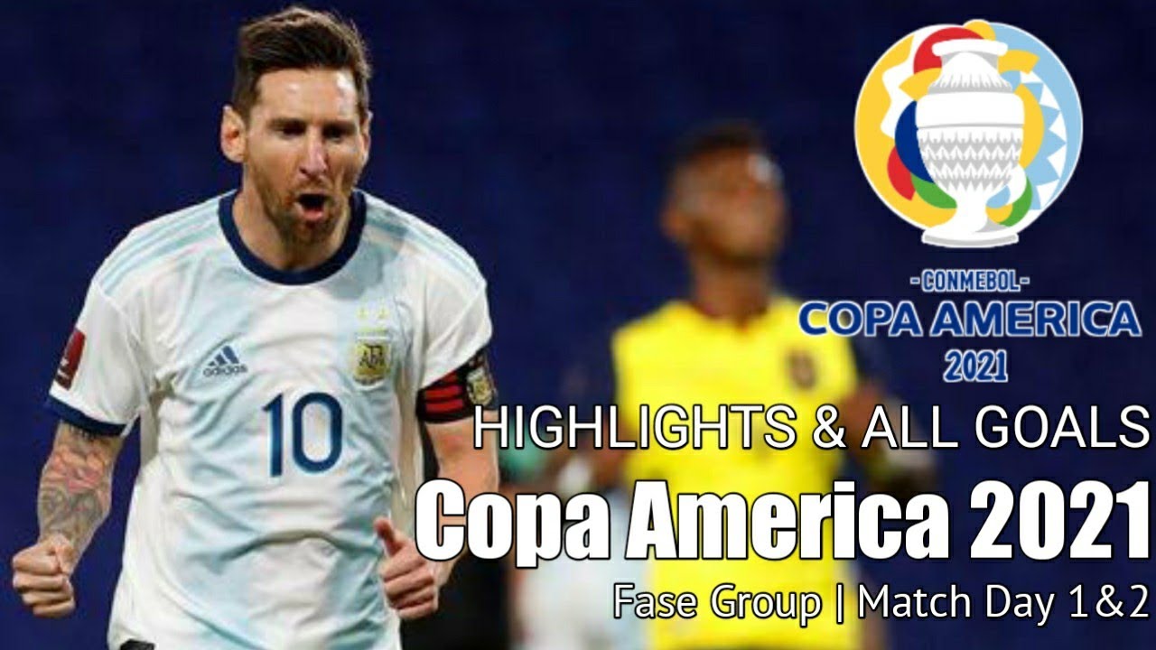 Copa America 2021 All goals | Match Day 1&2 - YouTube
