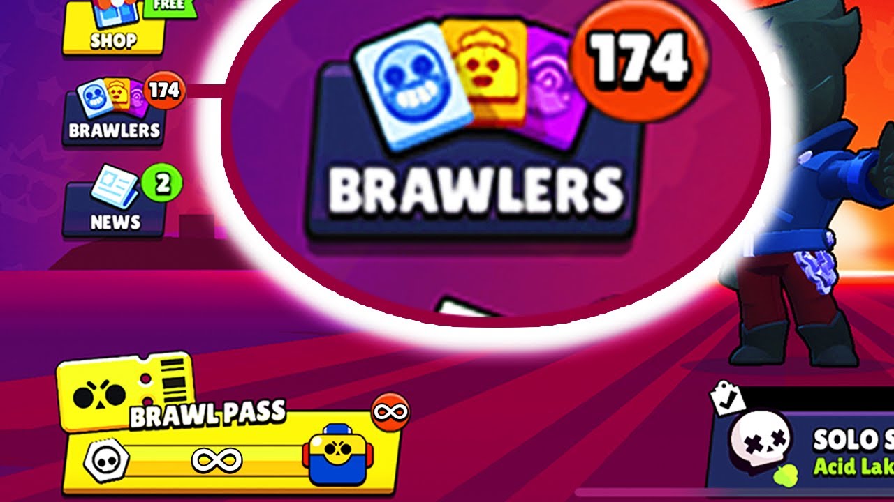 Collected All ITEMS and All BRAWLERS - Brawl Stars - YouTube