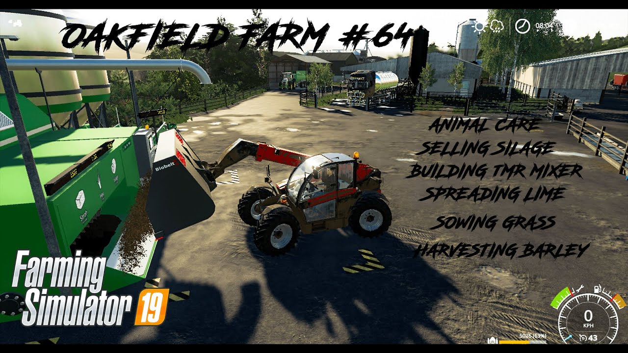 Animal care, building TMR mixer & harvesting barley | Oakfield farm ...
