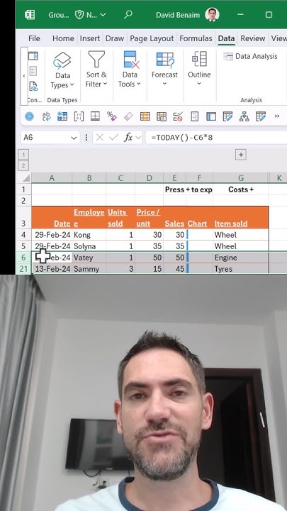 #Excel’s Hide feature sucks, instead Group & line up + icons with this trick #exceltips # ...