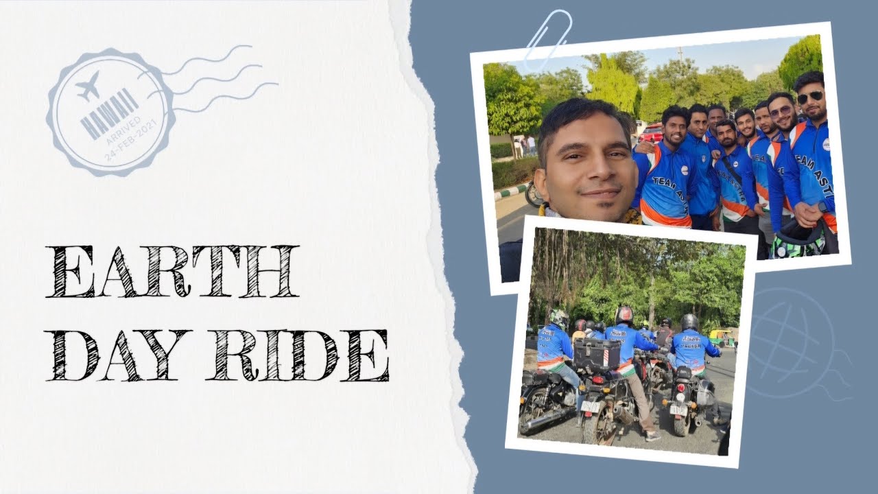EARTH DAY RIDE || SUNDAY RIDERS MEET || DELHI NCR - YouTube