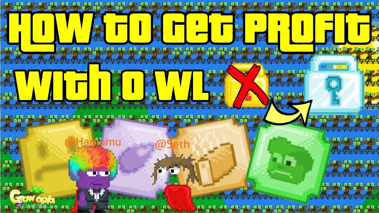 Growtopia | How To Get Profit With 0 WL During Rollback | @Seth and ...