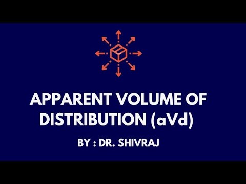 Apparent Volume of Distribution | By : Dr. Shivraj - YouTube
