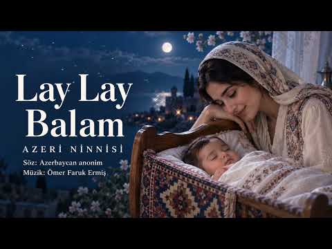 Lay Lay Balam 🌙 Azeri Ninnisi | Azərbaycan Laylası | Bebekler İçin Uyku Ninnisi | Lullaby