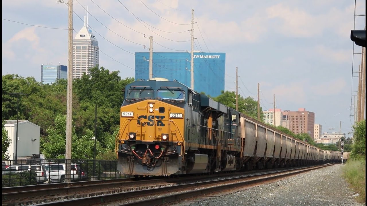 30 Minutes of Live Action CSX and INRD Trains - YouTube