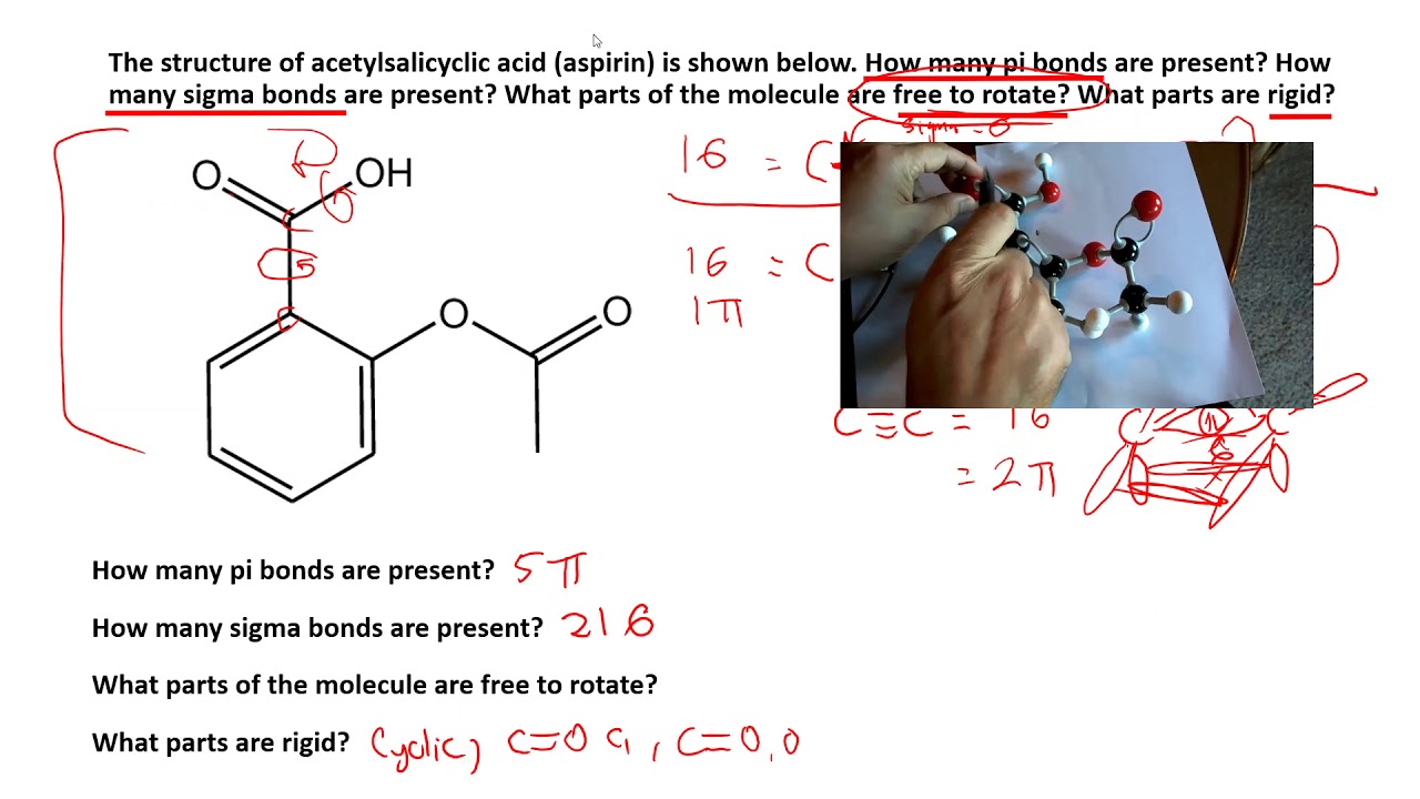 Determining The Number Of Sigma And Pi Bonds In A Chemical Structure