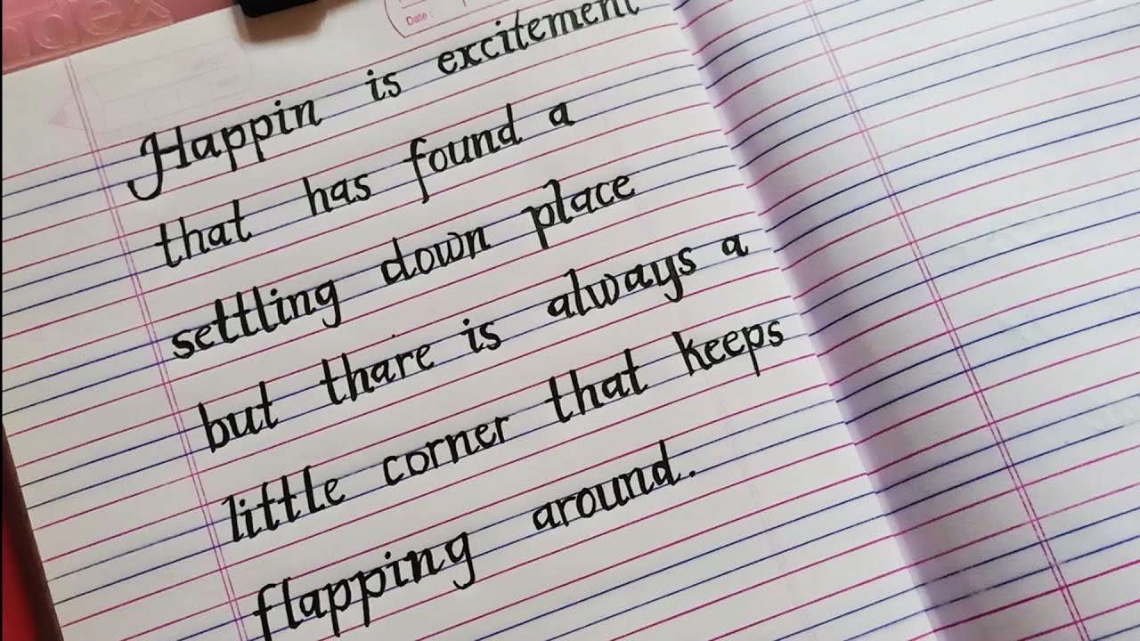 print Handwriting ||Simple English Handwriting practice - YouTube