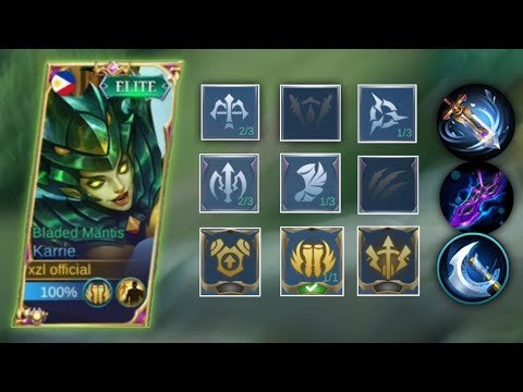 MAXIMIZE YOUR CRITICAL DAMAGE USING THIS BUILD AND EMBLEM SET🔥 KARRIE ...