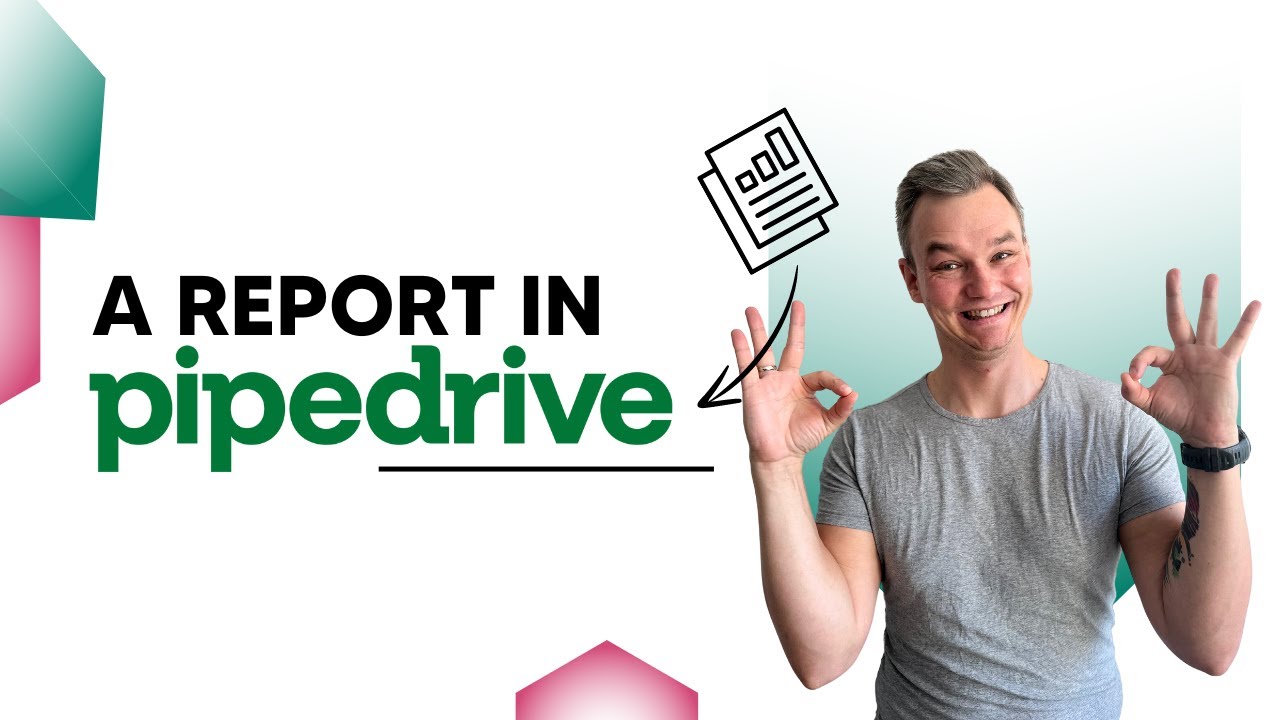 How to configure a report in PipeDrive? - YouTube