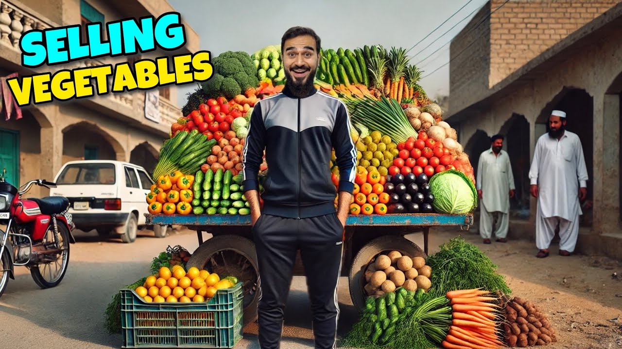 Selling vegetables in Karachi - Mustafa Hanif - YouTube