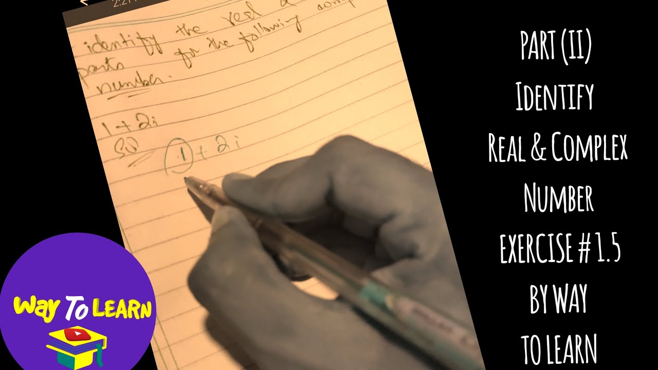 Identify Real & Complex Number | 9th Grade | Mathematics | Way To Learn ...