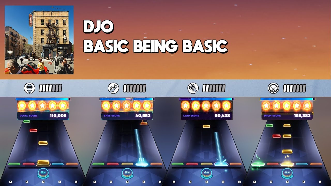 [Fortnite Festival] Djo - Basic Being Basic || All Instruments Expert ...