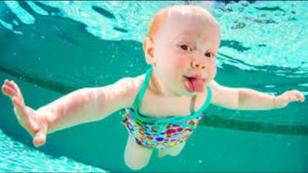Cutest baby videos playing with water - funny babies videos. - YouTube