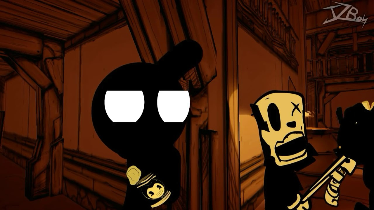 stickman Ink bendy and the ink machine ((ep4)) DUBLADO PT-BR - YouTube