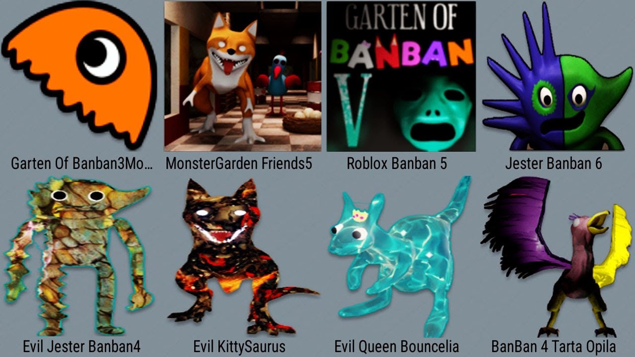 Garten Of Banban 6 Mobile, Banban Mobile3,Monster Garden Friends 5 ...