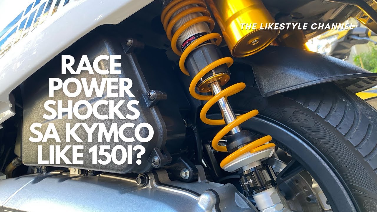 Race Power Shocks sa Kymco Like 150i? - YouTube