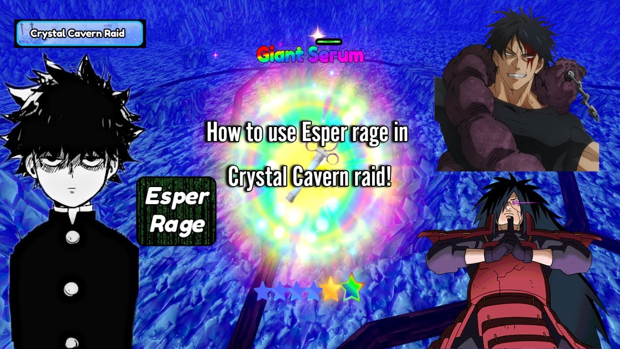 How to use Esper rage in Crystal Cavern raid! | allstartowerdefense ...