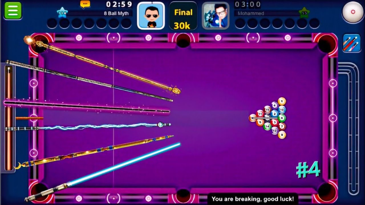 Cue Challenge #4 #8ballpool #Gameplay - YouTube