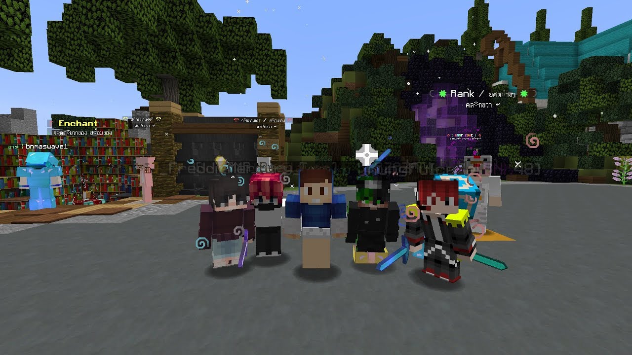 โปรโมทเซิฟ Minecraft IP:mc-developcraft.net version 1.8 - 1.13.x - YouTube