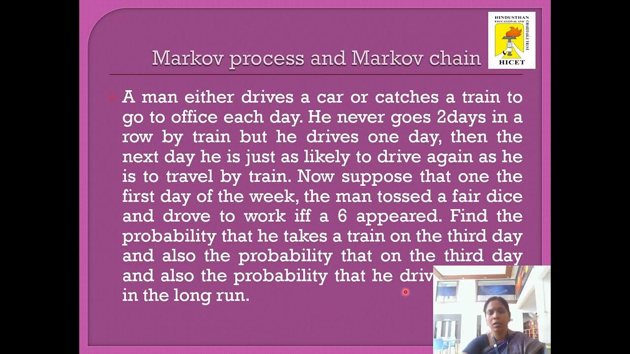 Markov Process and Markov Chain Construction of TPM and Steady state distribution - YouTube