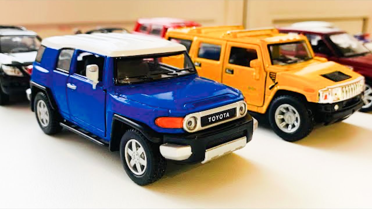 Unboxing & Review Toy Car Toyota Fj Cruiser - YouTube