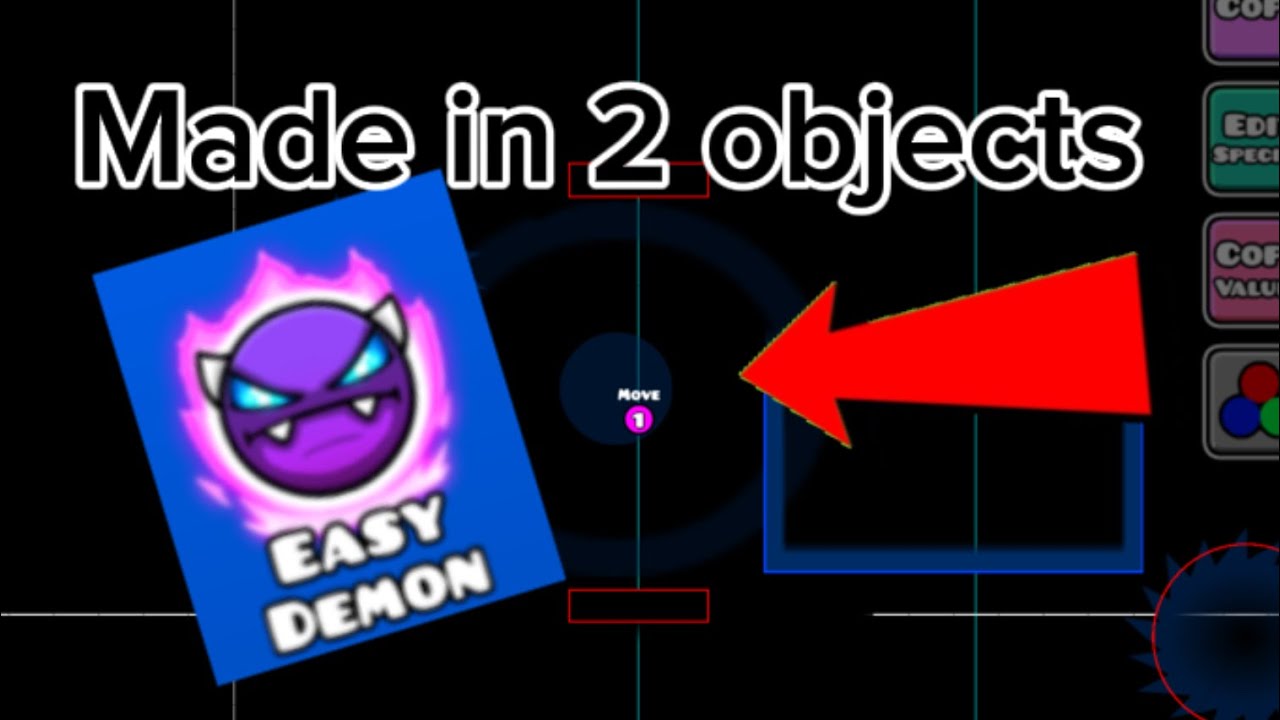 I made A Level In Less then 100 OBJECTS! (Geometry dash) - YouTube