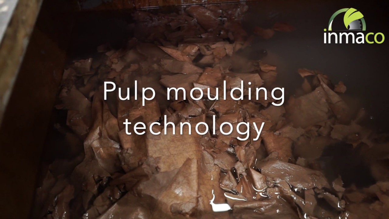 Pulp moulding technology - process - YouTube
