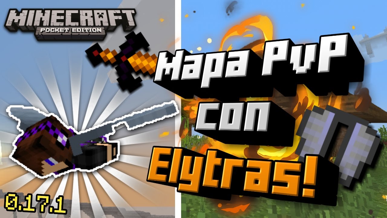 MAPA PVP CON ELYTRAS | Version No. 1 - A volar para ganar! - Mapas para ...