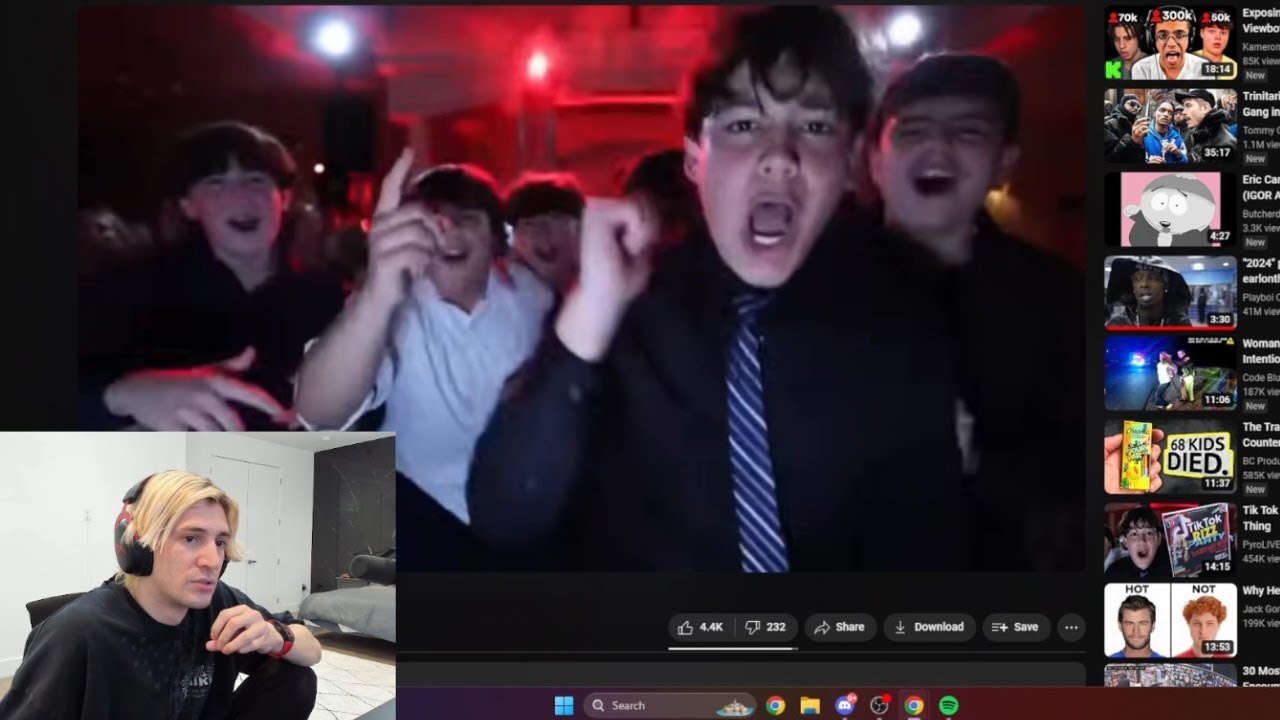 xQc reacts to TikTok Rizz Party - YouTube