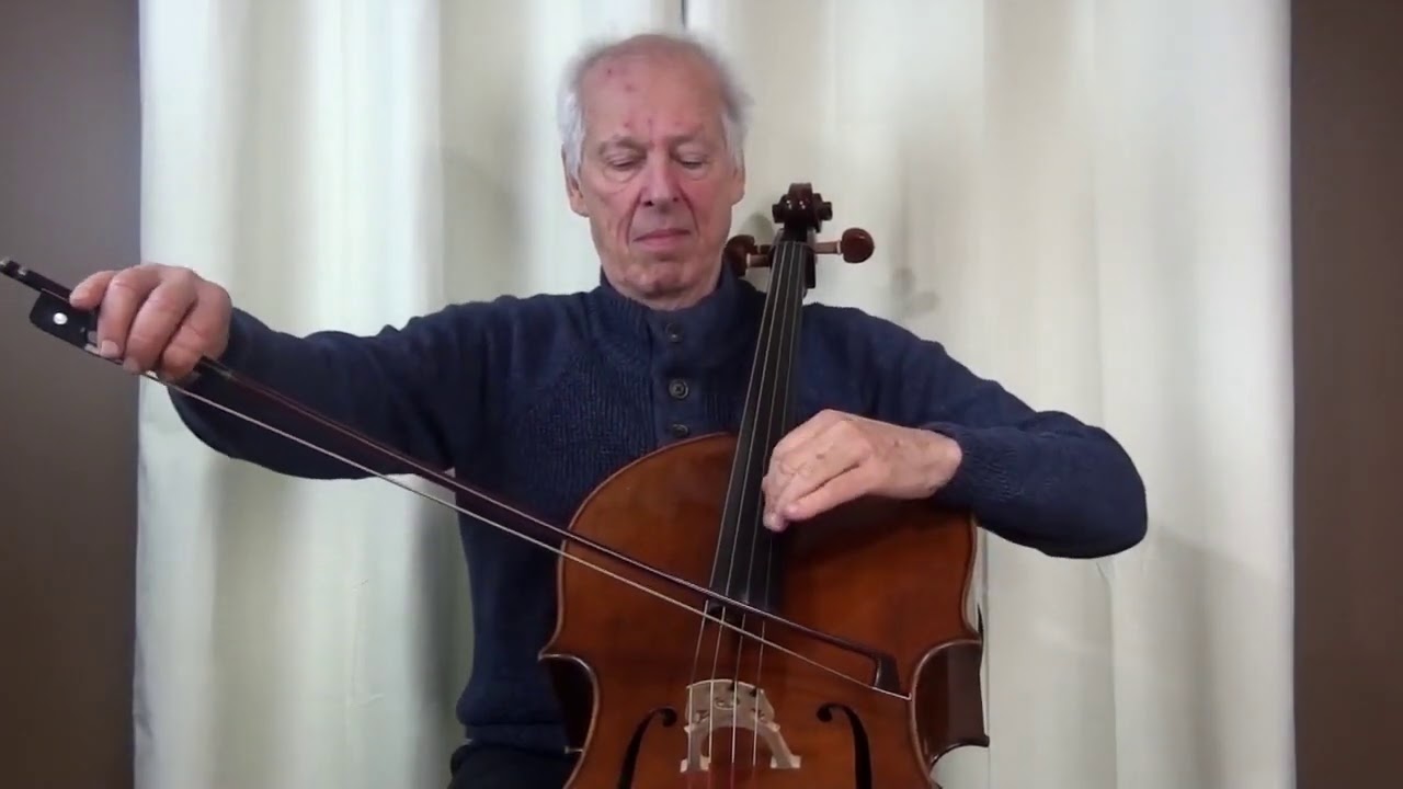 F sharp melodic minor scale, 3 octave, cello - YouTube