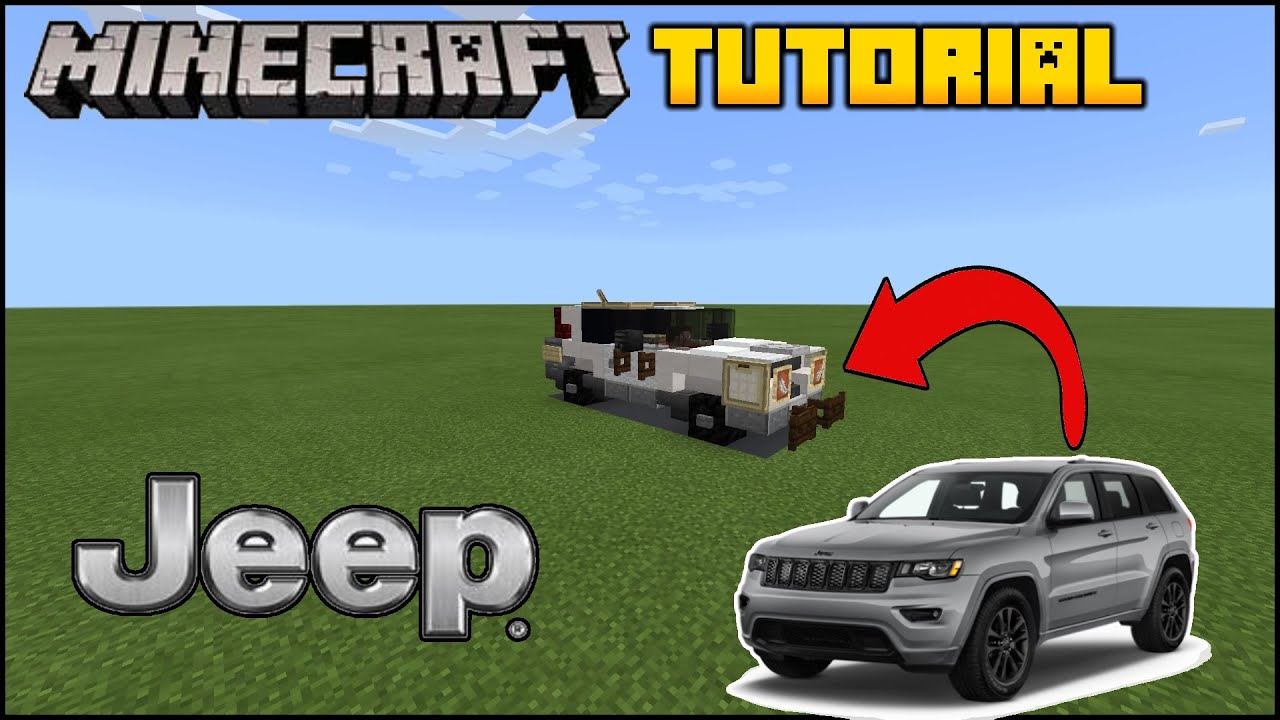 Minecraft SUV - How To Build A 2019 Jeep Grand Cherokee Minecraft Car ...