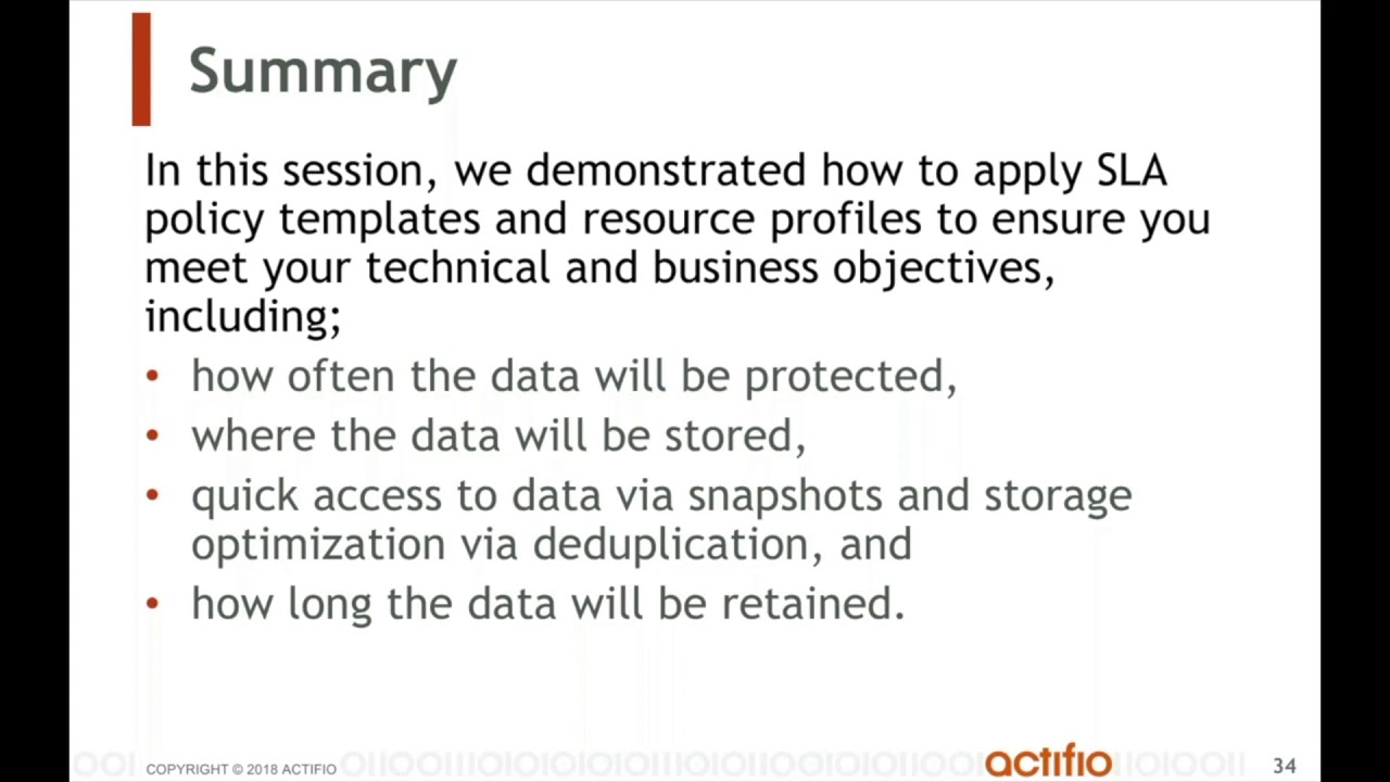 Summary of SMART SLA Policies - YouTube