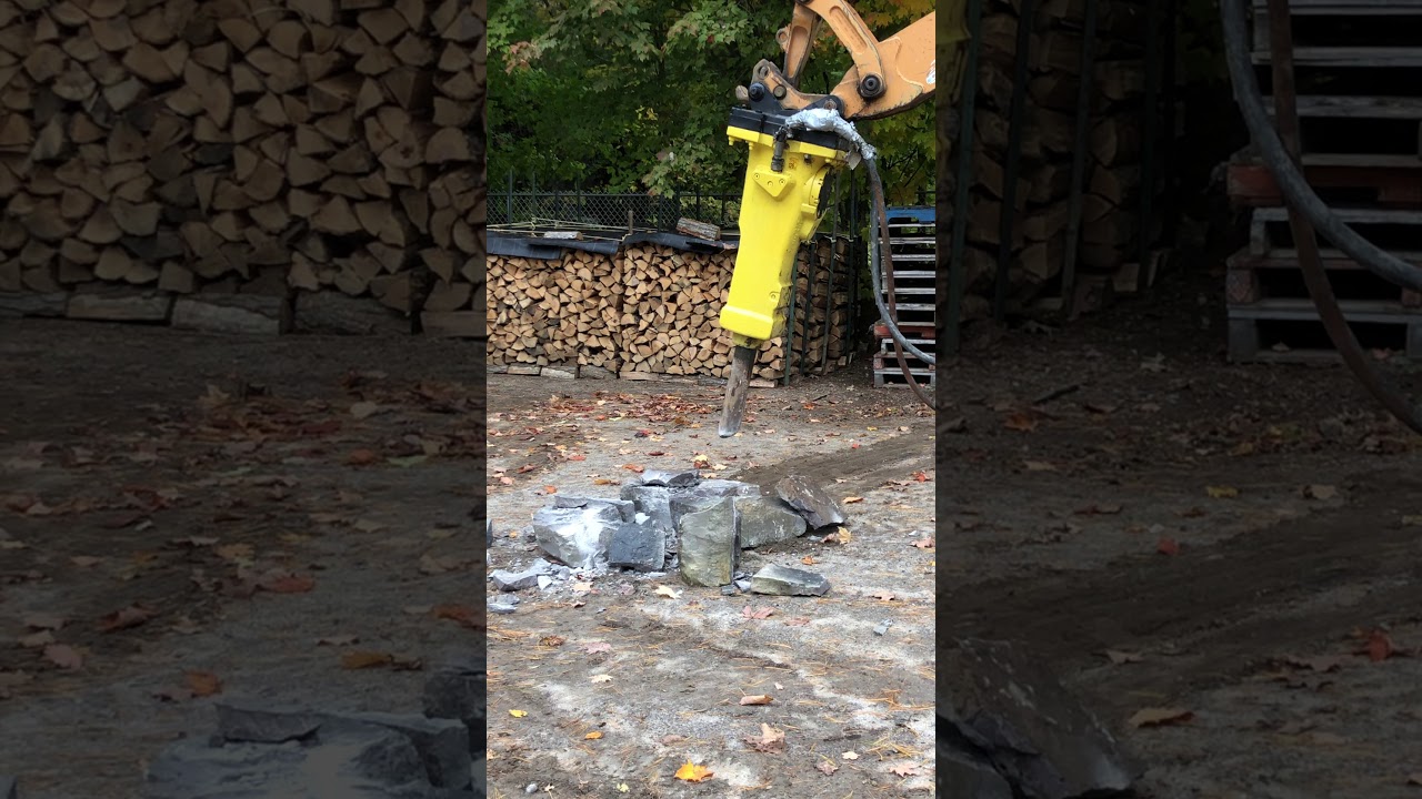 Atlas Copco SB552 Hydraulic Breaker - YouTube
