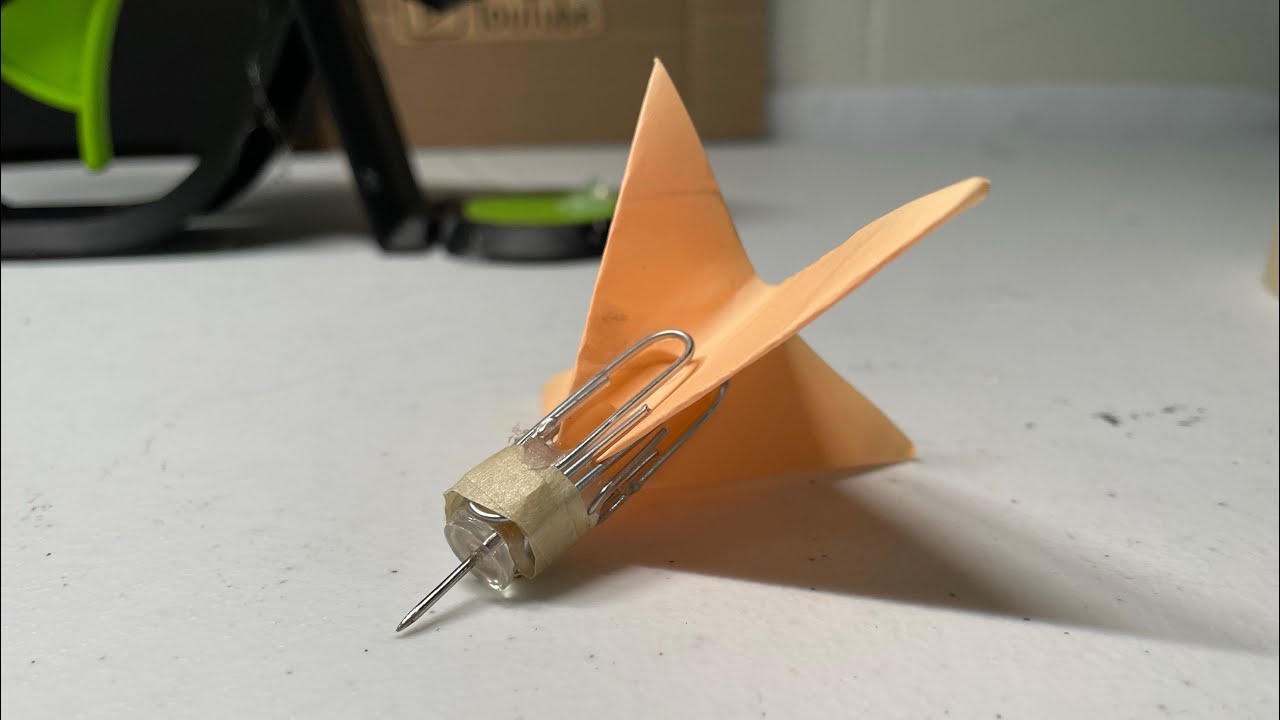 How To Make The Push Pin Dart - YouTube