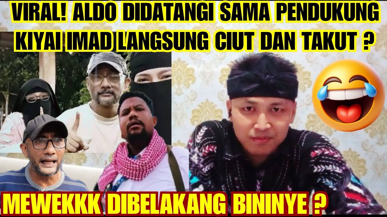 VIRAL! ALDO MEWEKKK DIDAT4NGI PENDUKUNG KIYAI IMADUDDIN ? 😂 - YouTube