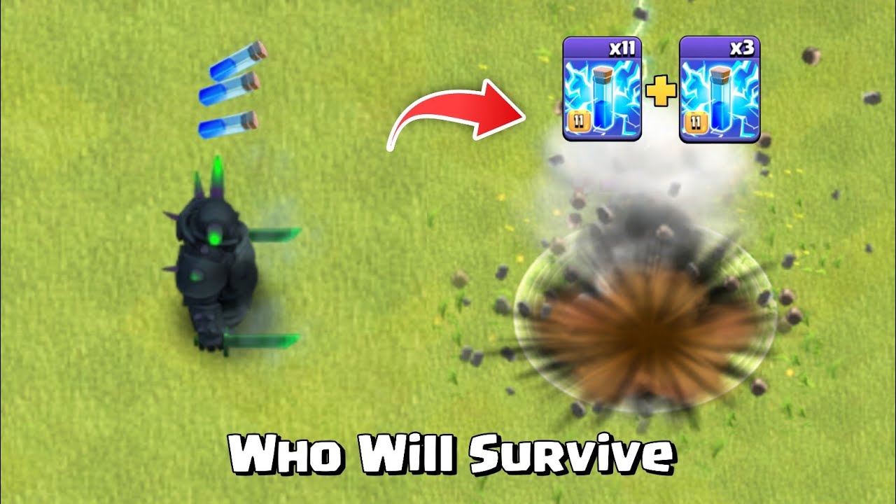 Max Lightning Spell VS Every Troops! | Clash of Clans - YouTube