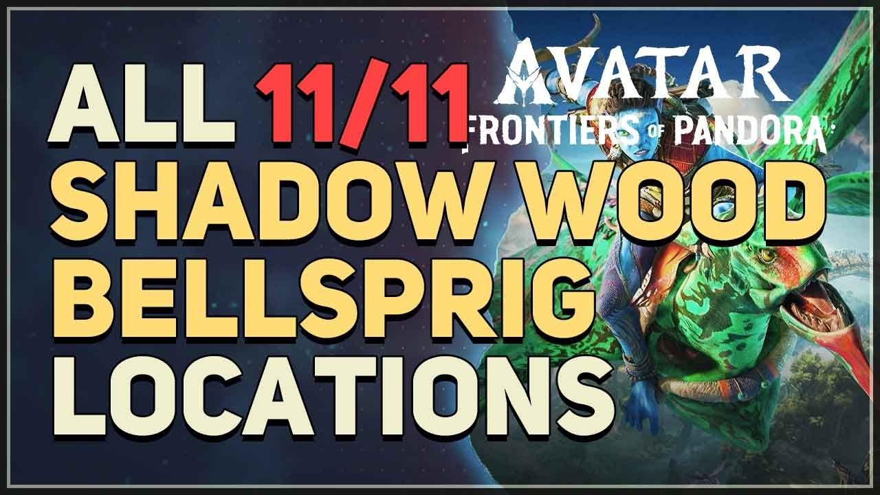 All Shadow Wood Bellsprig Locations Avatar Frontiers of Pandora - YouTube