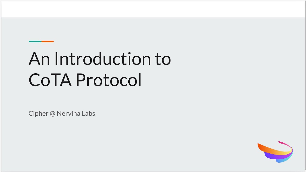 An Introduction to CoTA Protocol in 30min - YouTube