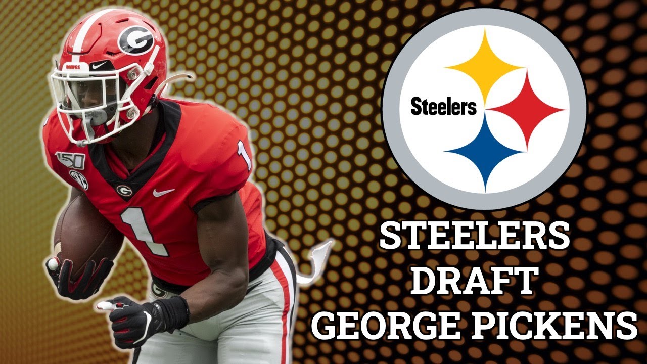 WR George Pickens Of Georgia Drafted By The Steelers In The 2nd Round ...