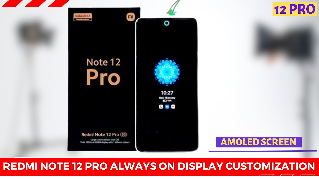 Redmi Note 12 Pro AMOLED Screen Customization || How to Set Up Always ...
