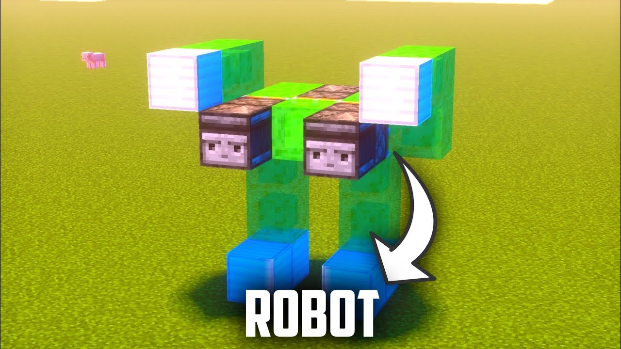 WORKING ROBOT BUILD FOR YOUR MINECRAFT WORLD | #minecraft #subscribe # ...