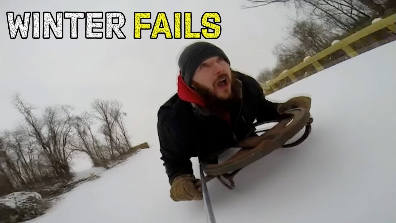Winter Fails | Snow, Sleds, Skiing, Ice, Everything Winter - YouTube
