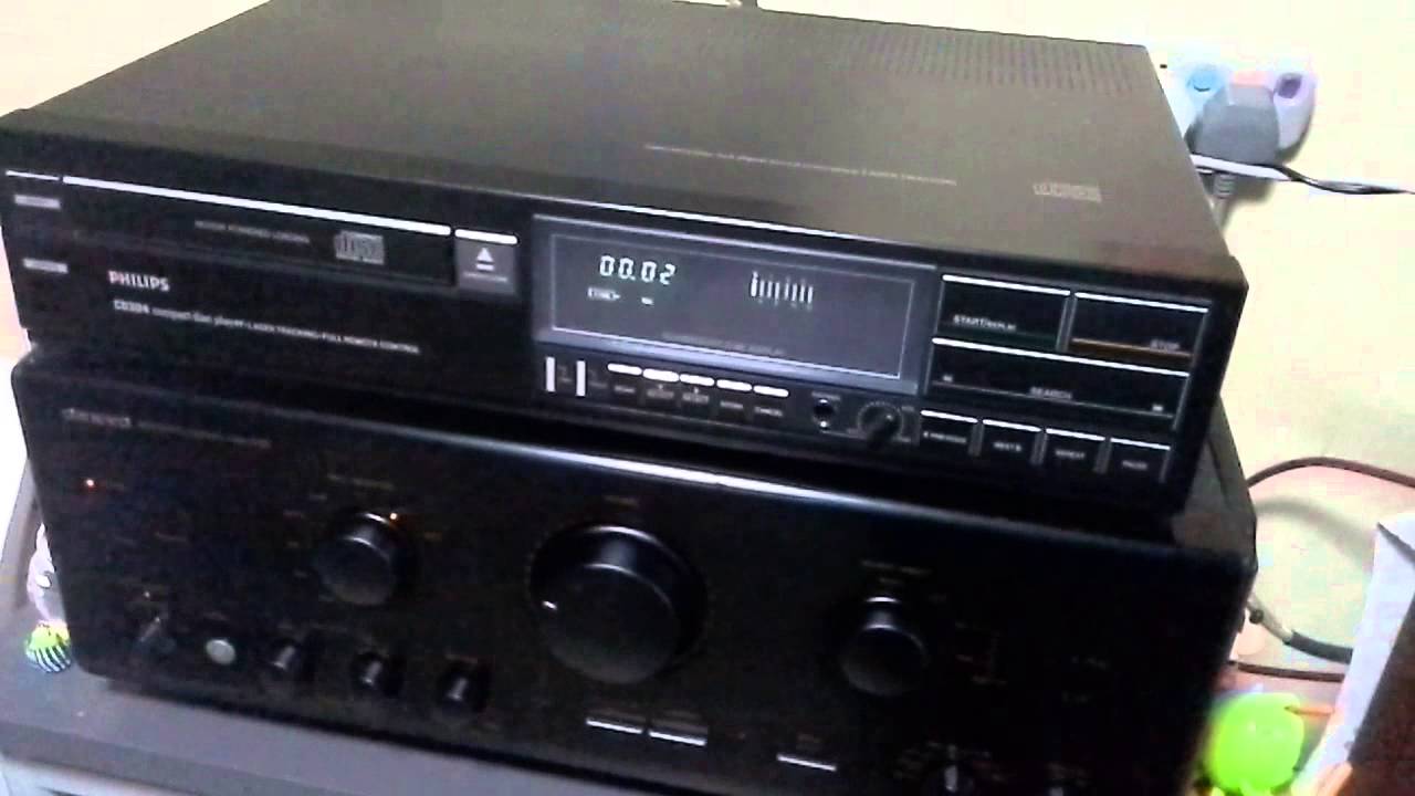 philips cd 304 cd player - YouTube