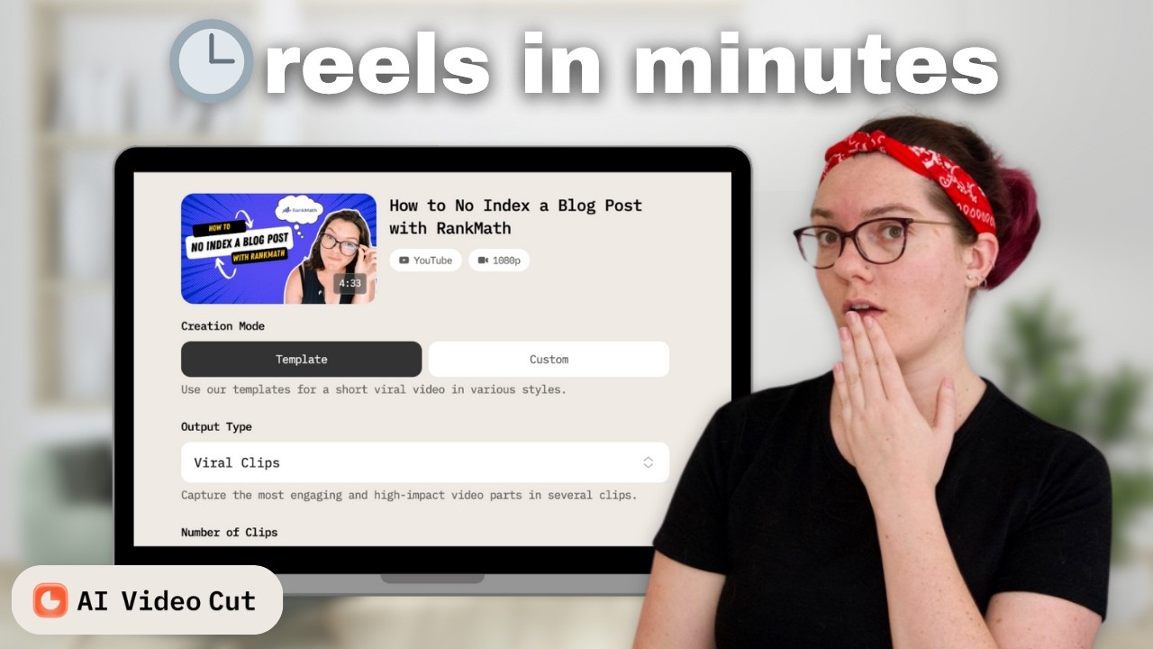 How I Turn 1 Video into 10 Reels Using AI | AI Video Cut Tutorial - YouTube