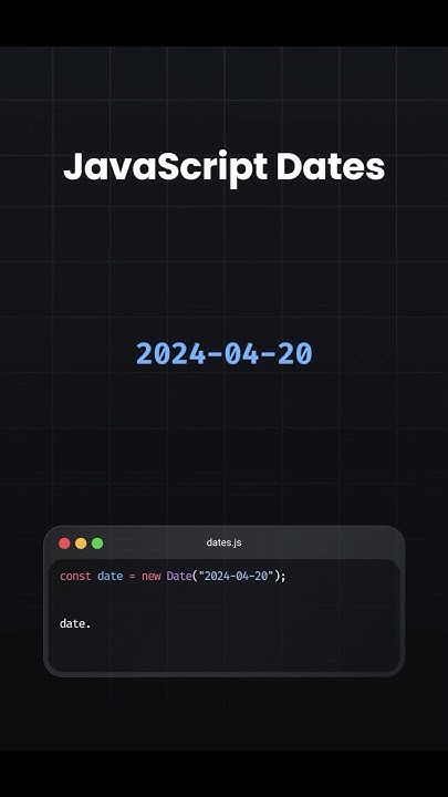 js date | js date and time |js date object | js date format | js date now #shorts #ytshorts ...