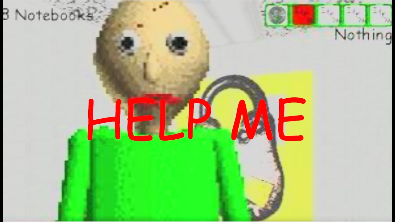 playing three baldi's basics games in one video (please help me) - YouTube