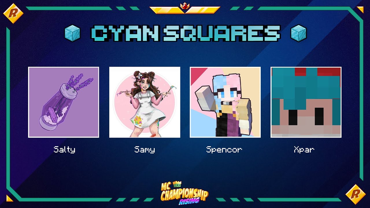 MCC RISING 3 Cyan Squares! - YouTube