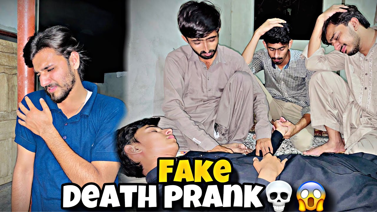 Fake death prank 💀😱 | Prank gone wrong 😑 | Bohat mar prhi 😭 - YouTube